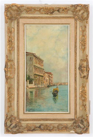 Alberto Prosdocimi | CANAL GRANDE CON PALAZZO GRASSI (1898) | MutualArt