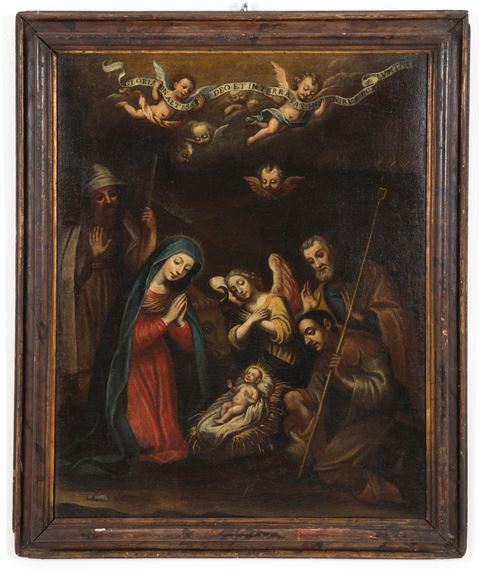 Lombard School, 17th Century | ADORAZIONE DEI PASTORI | MutualArt