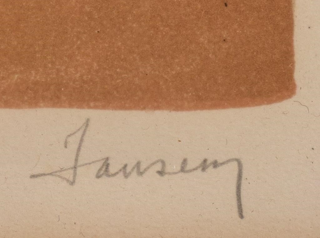 Jean Jansem | Jean Jansem Seated Ballerina Color Lithograph | MutualArt