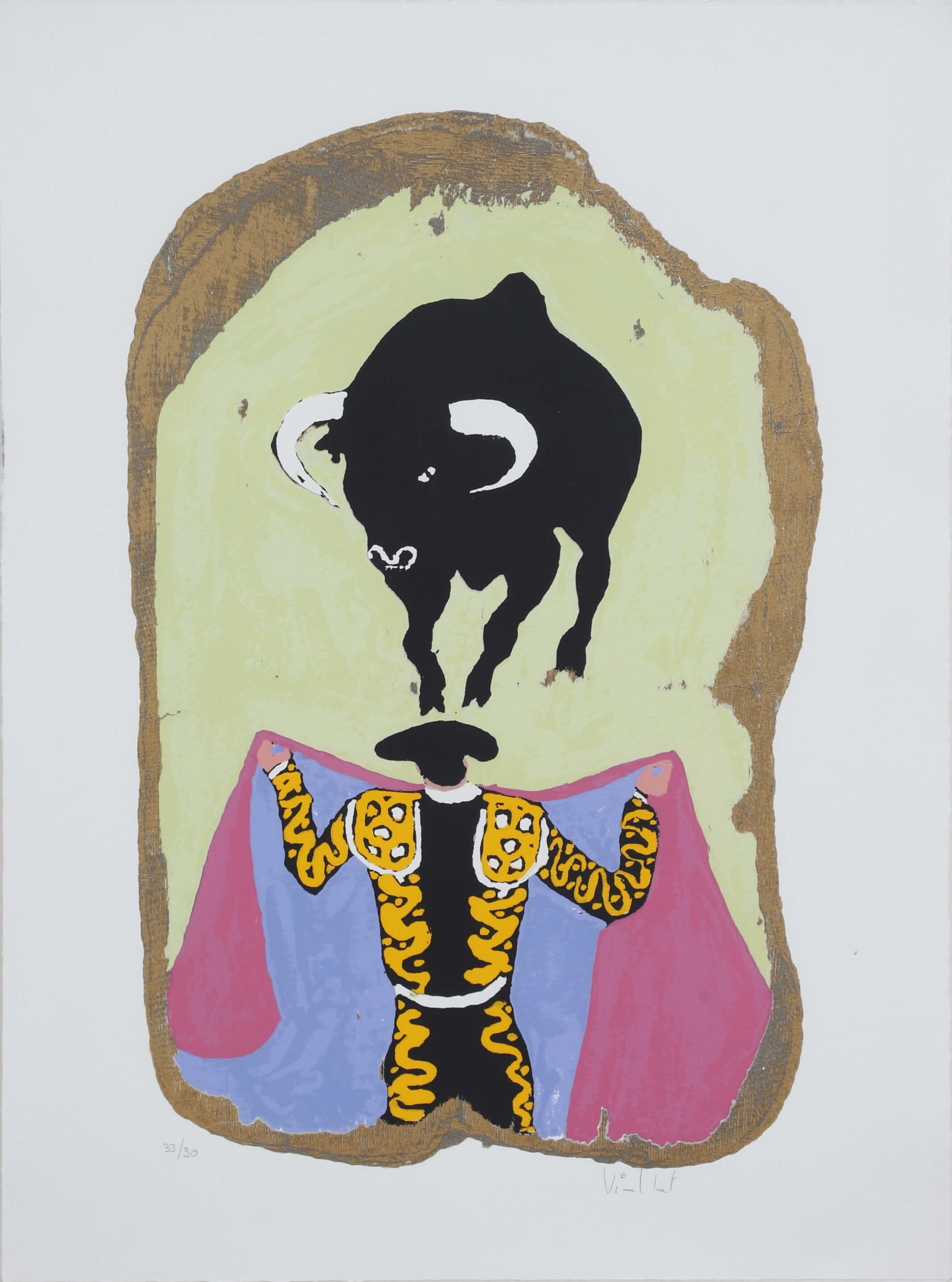 Claude Viallat | Tauromachie | MutualArt