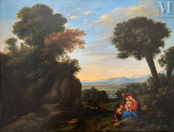 Claude Lorrain | Repos pendant la fuite en Égypte | MutualArt
