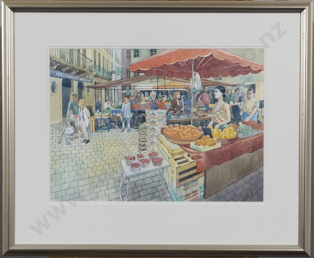 John Coley | French Market Scene | MutualArt