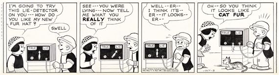 Ernie Bushmiller | Pair of Nancy Daily Comic Strips (1946) | MutualArt
