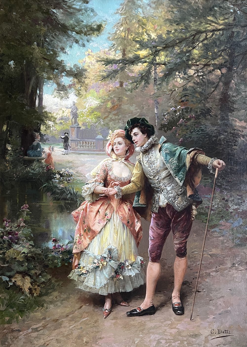 Cesare-Auguste Detti | The Promenade | MutualArt