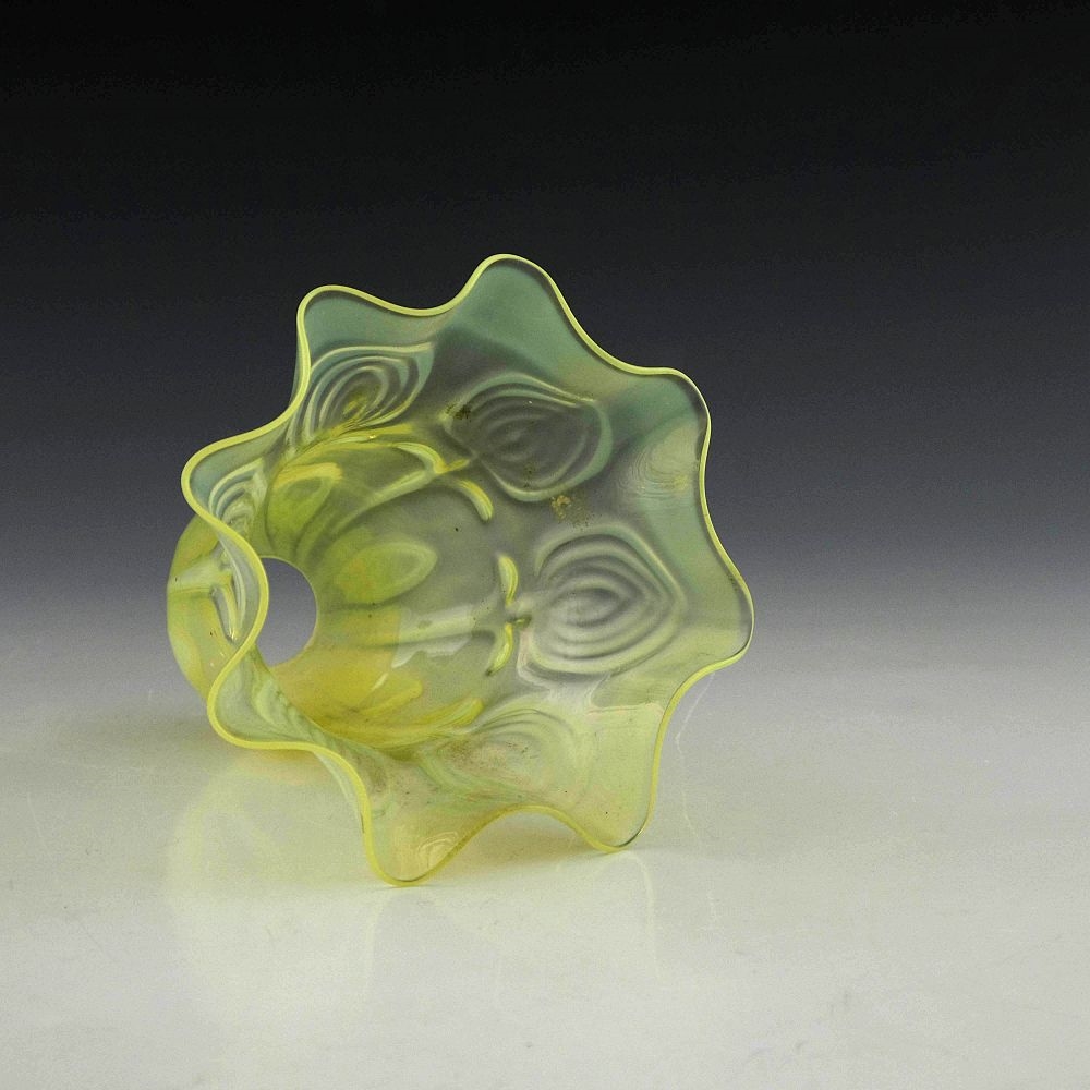 John Walsh Walsh | An Arts and Crafts straw opal glass light shade ...