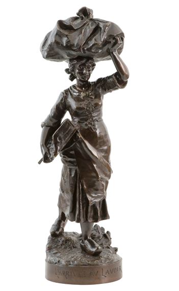 Alfred Pierre Richard | 'L'arrivée au lavoir' | MutualArt