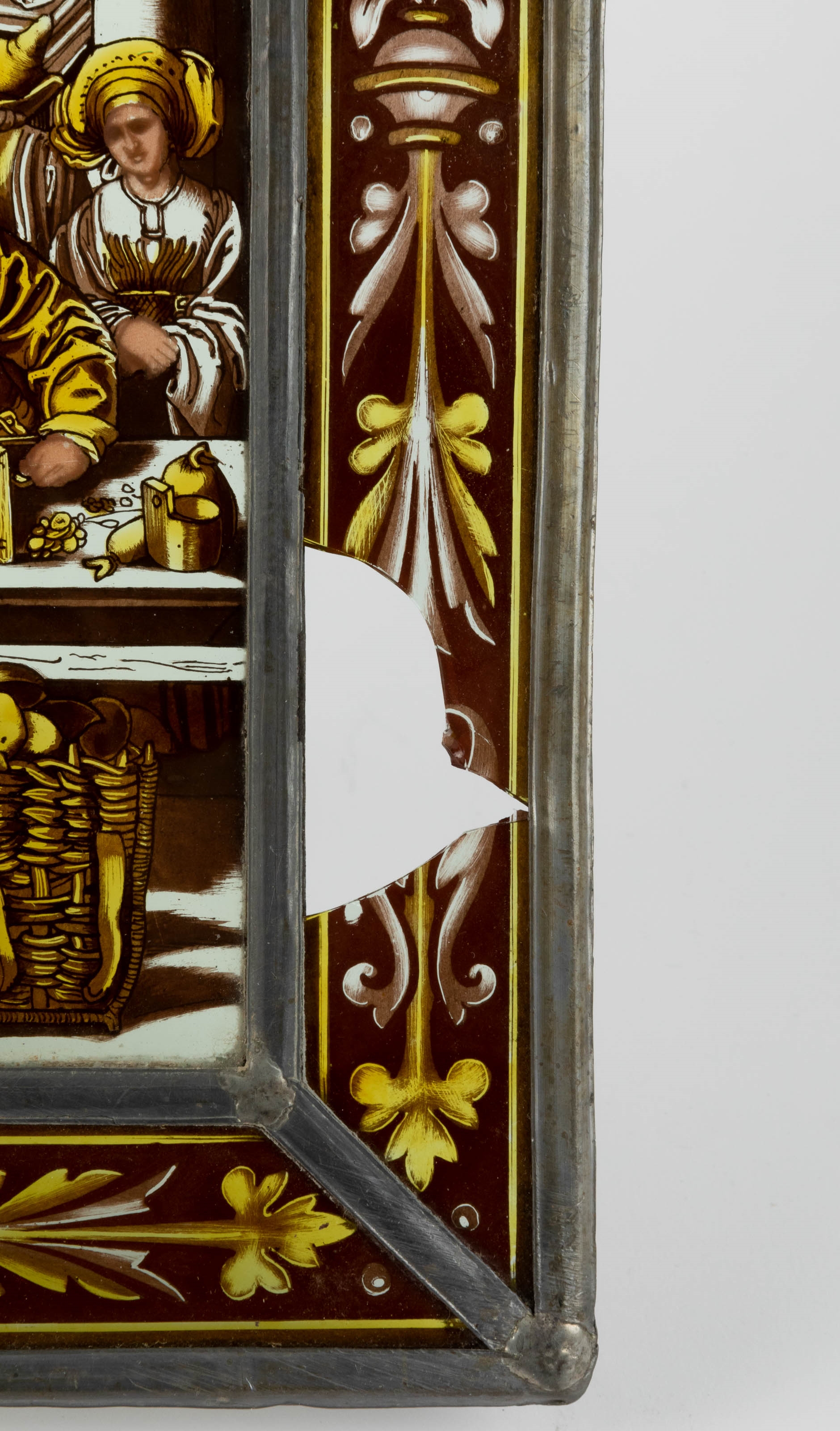 Albrecht Dürer | Three rectangular painted and stained leaded glasses ...