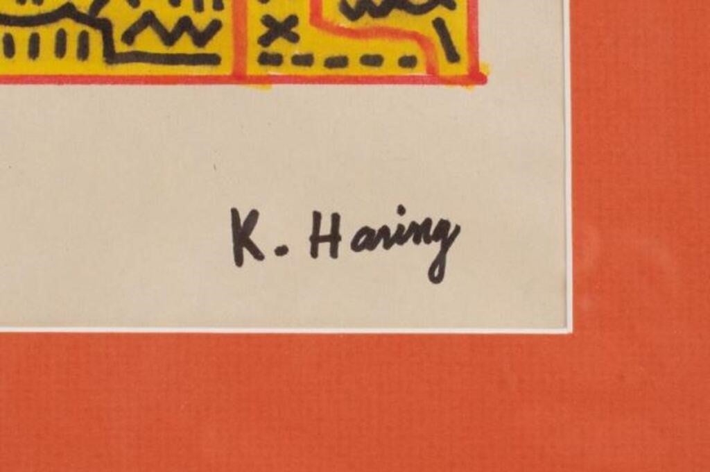 Keith Haring | Drawing in the Style of Keith Haring. | MutualArt