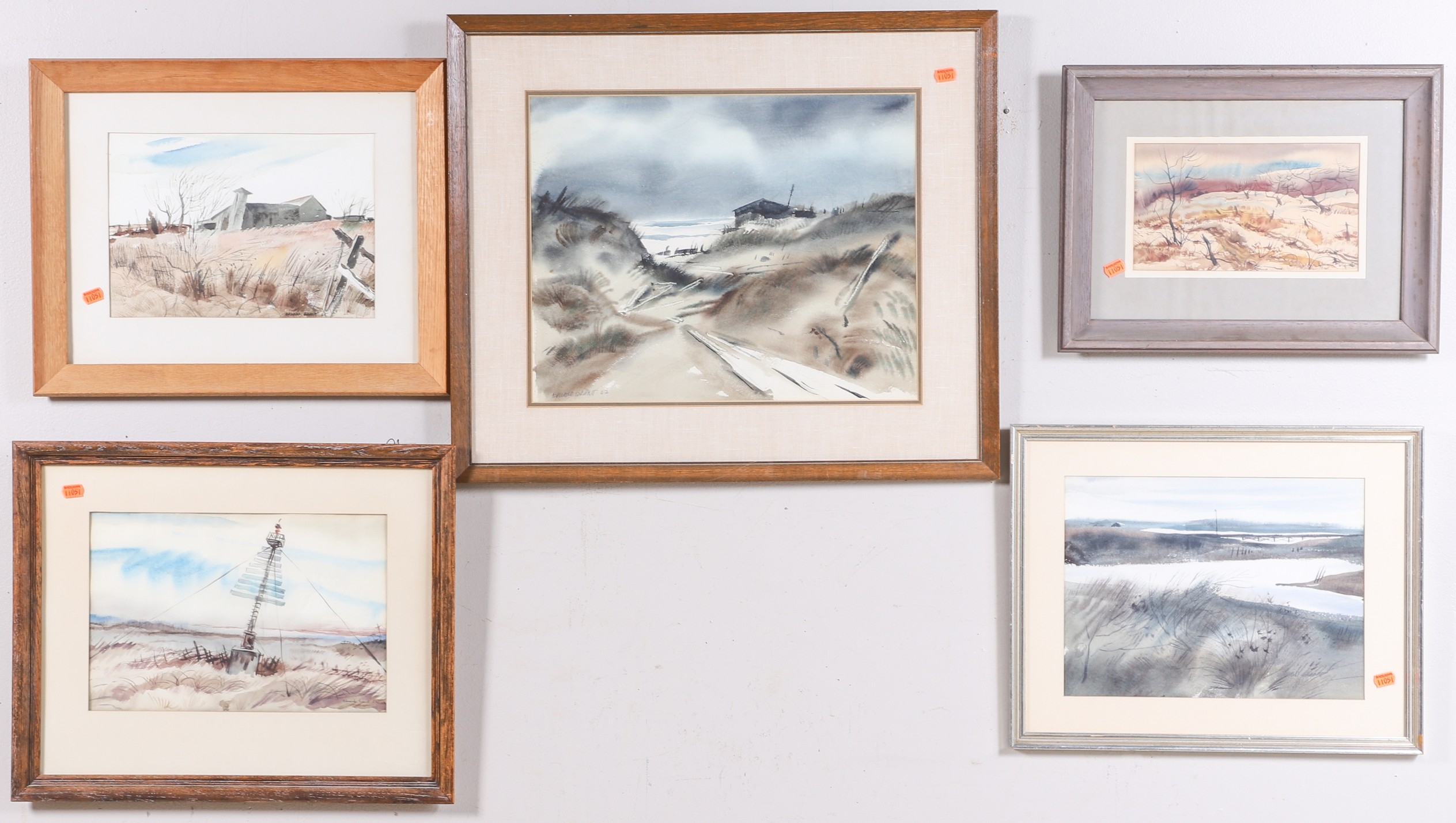 Edward Grant | Edward Grant 5 Watercolors | MutualArt