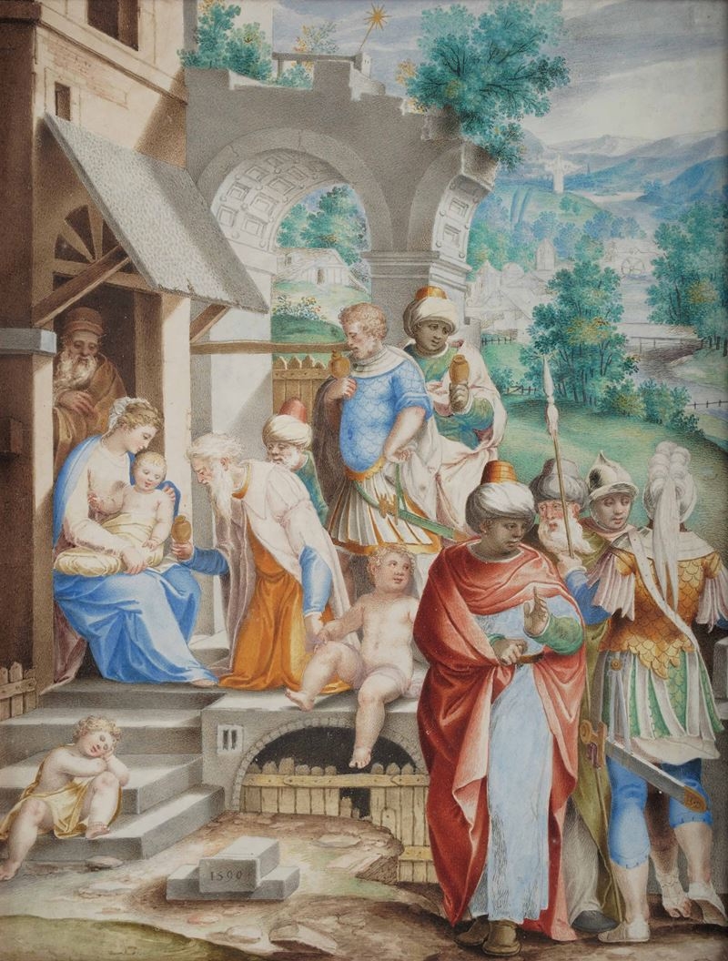 Giovanni Battista Castello | Adorazione dei Magi (1590) | MutualArt