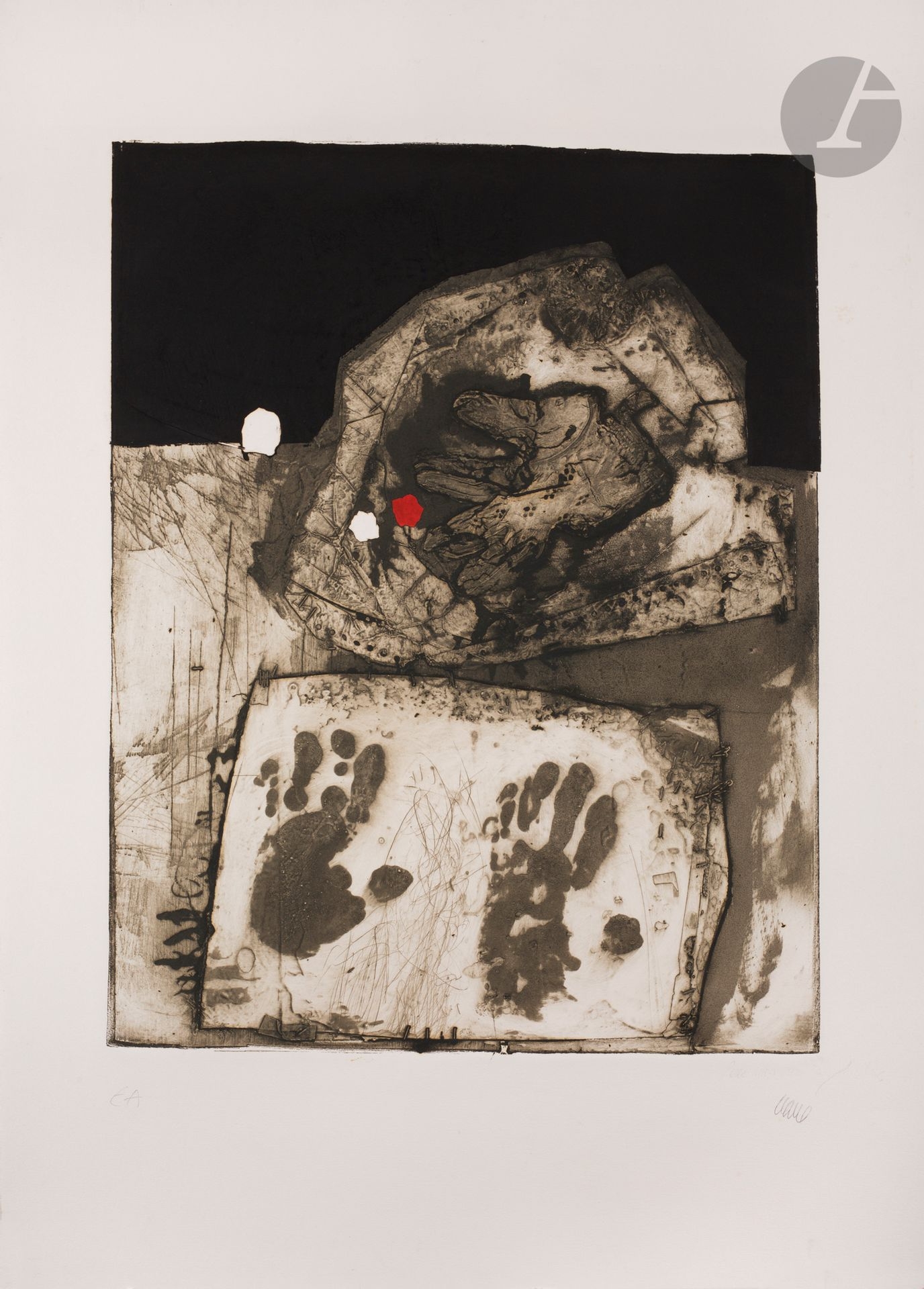 Antoni Clavé | Glove and handprint (1992) | MutualArt