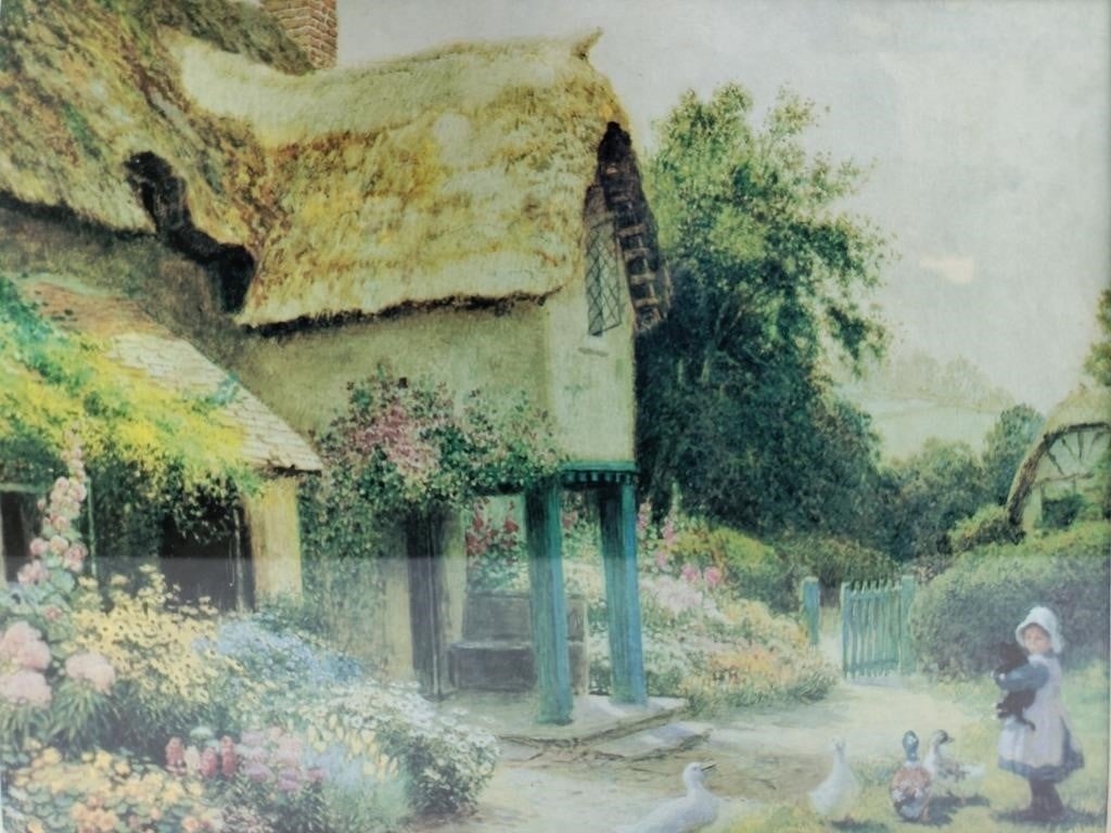 Arthur Claude Strachan | A Cottage | MutualArt