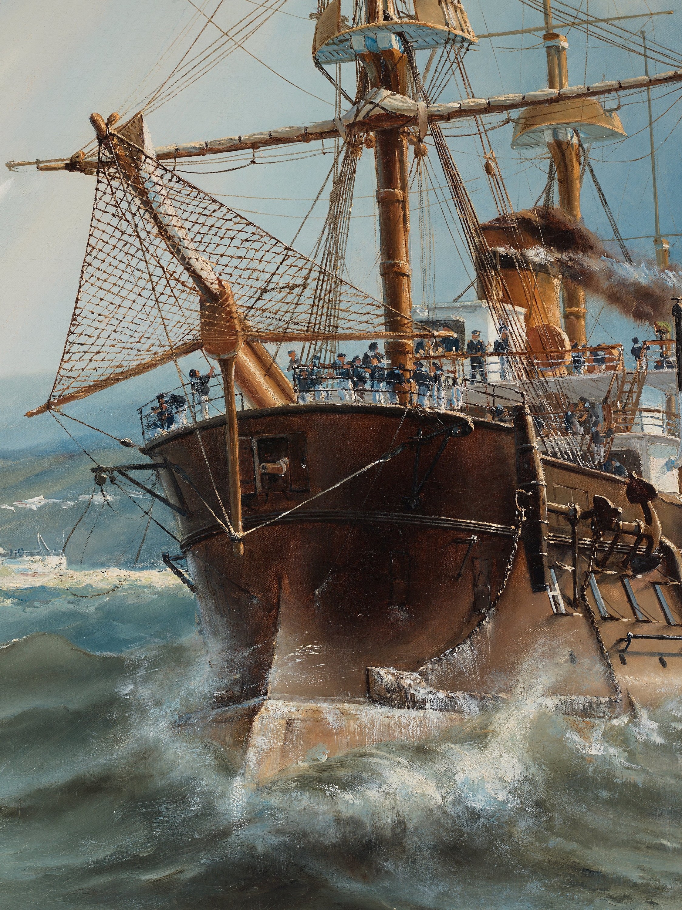 Herman Gustav af Sillén | French Frigates (1889) | MutualArt