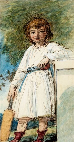 William Edward Frost | A Young Cricketer | MutualArt