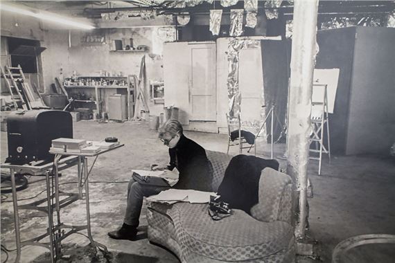 Nathan Louis Finkelstein | Fotografie von Andy Warhol in seinem Atelier ...