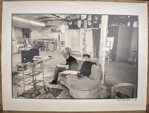 Nathan Louis Finkelstein | Fotografie von Andy Warhol in seinem Atelier ...