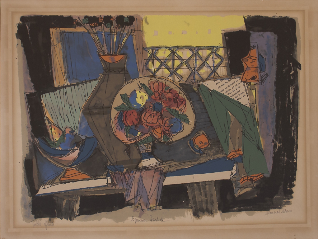 Marcel Janco | Table fleurs / Table of flowers (20) | MutualArt