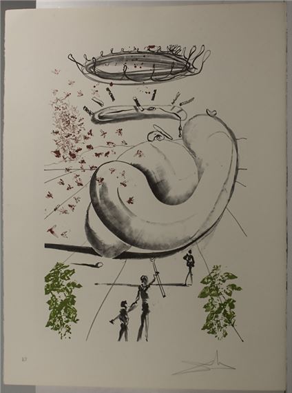 Salvador Dalí | Moscas / Flies (1973) | MutualArt