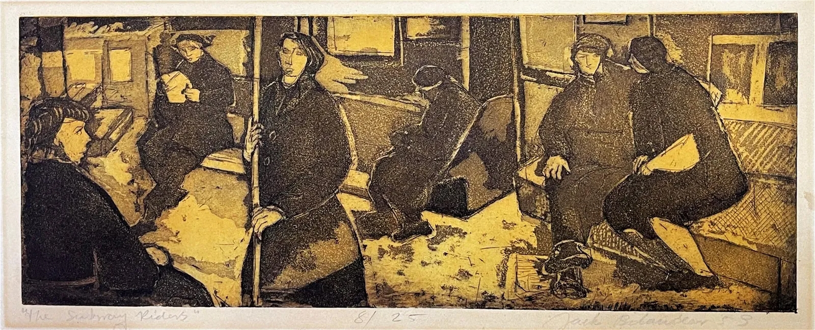 Jack Bilander | The Subway Riders (1953) | MutualArt