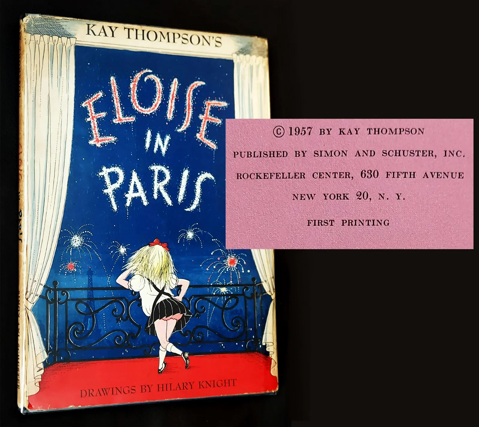 Hilary Knight | Eloise in Paris by Kay Thompson (1957) | MutualArt
