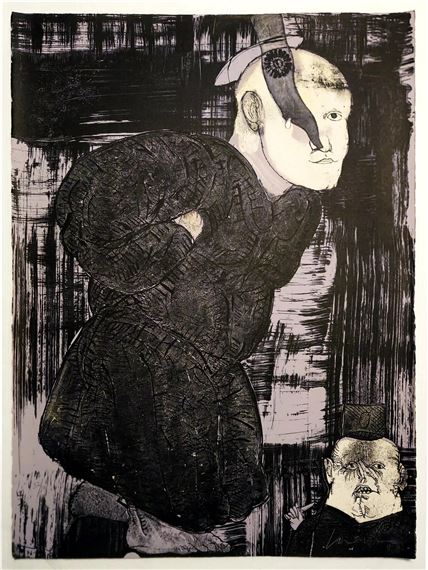 José Luis Cuevas | El Santo de la Guerra (Saint of War) (1969) | MutualArt