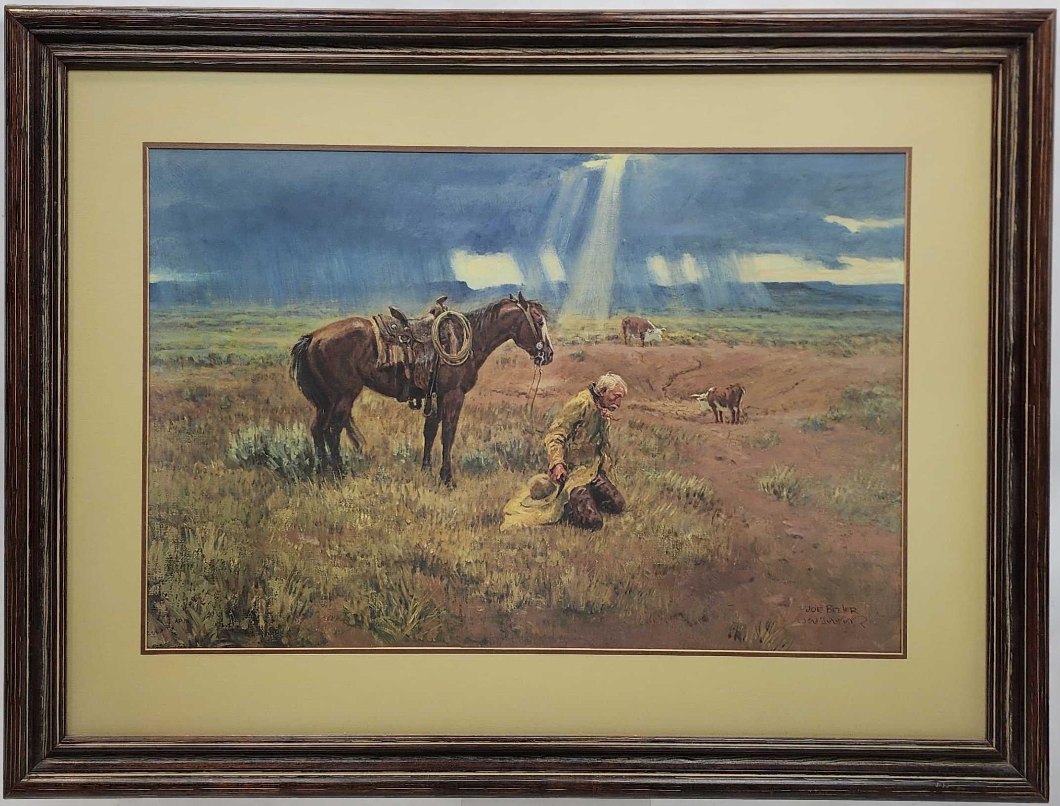 Joe Beeler | Thanks For The Rain | MutualArt