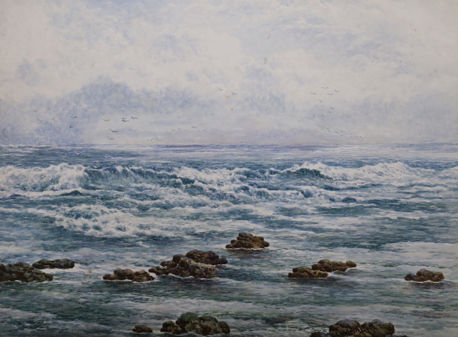 Charles A. Bool | Cornish seascapes and waterfalls in North Wales ...