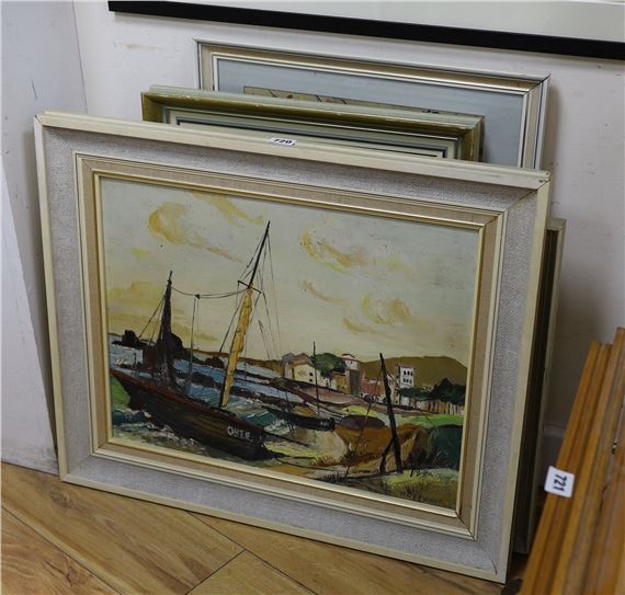 Walter Leslie Fenner | Coastal view and assorted landscapes | MutualArt