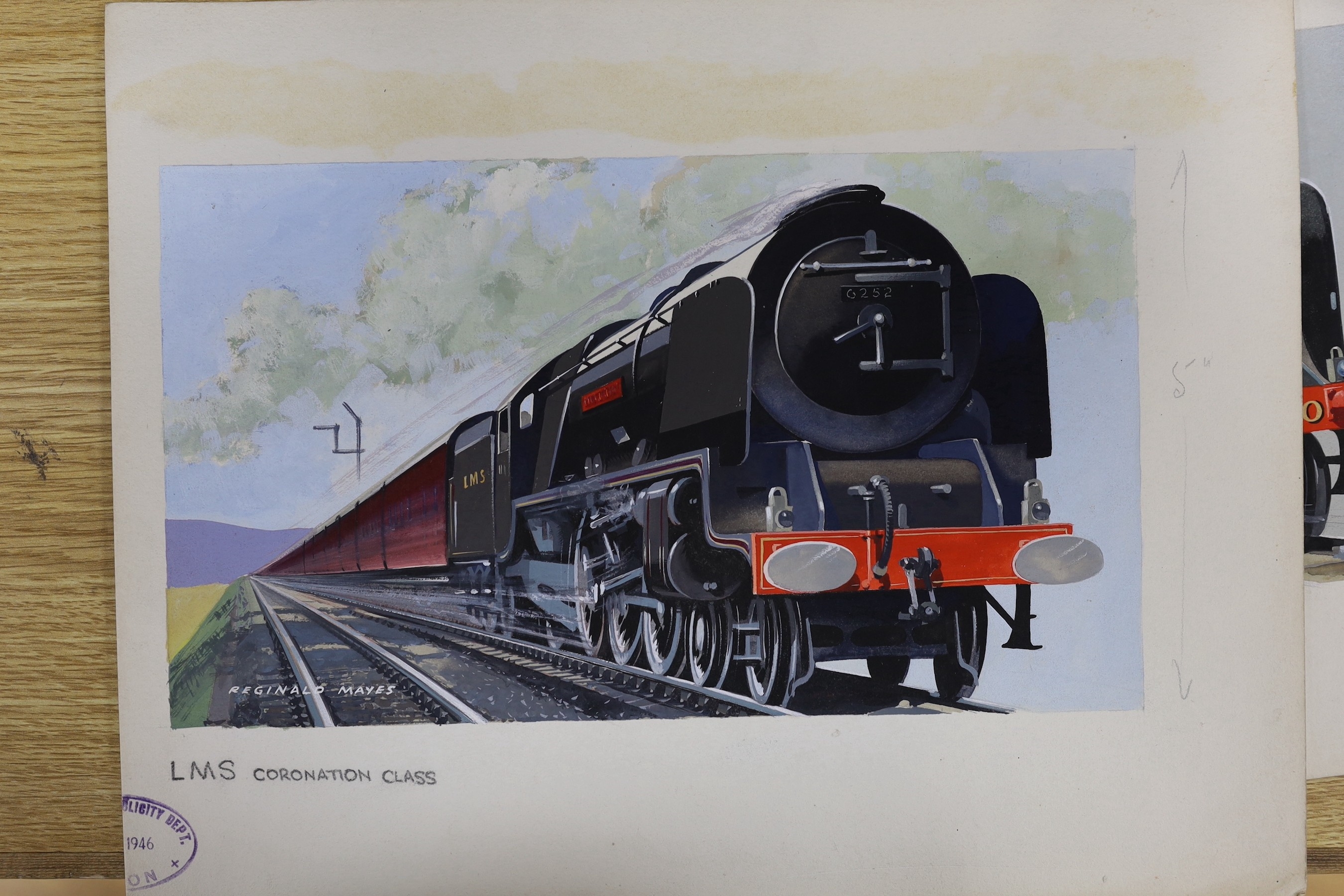 Reginald Mayes | Vintage steam locomotive | MutualArt