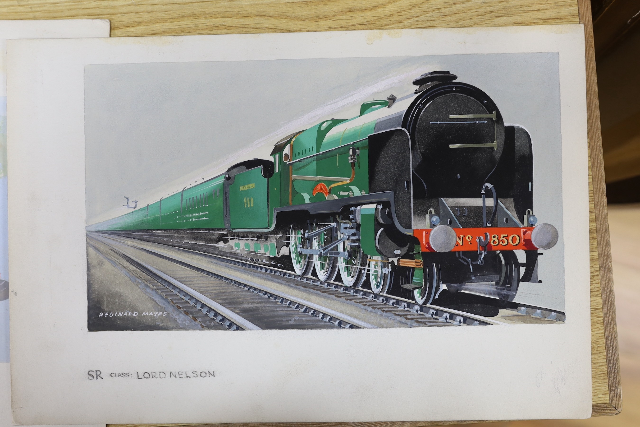 Reginald Mayes | Vintage steam locomotive | MutualArt