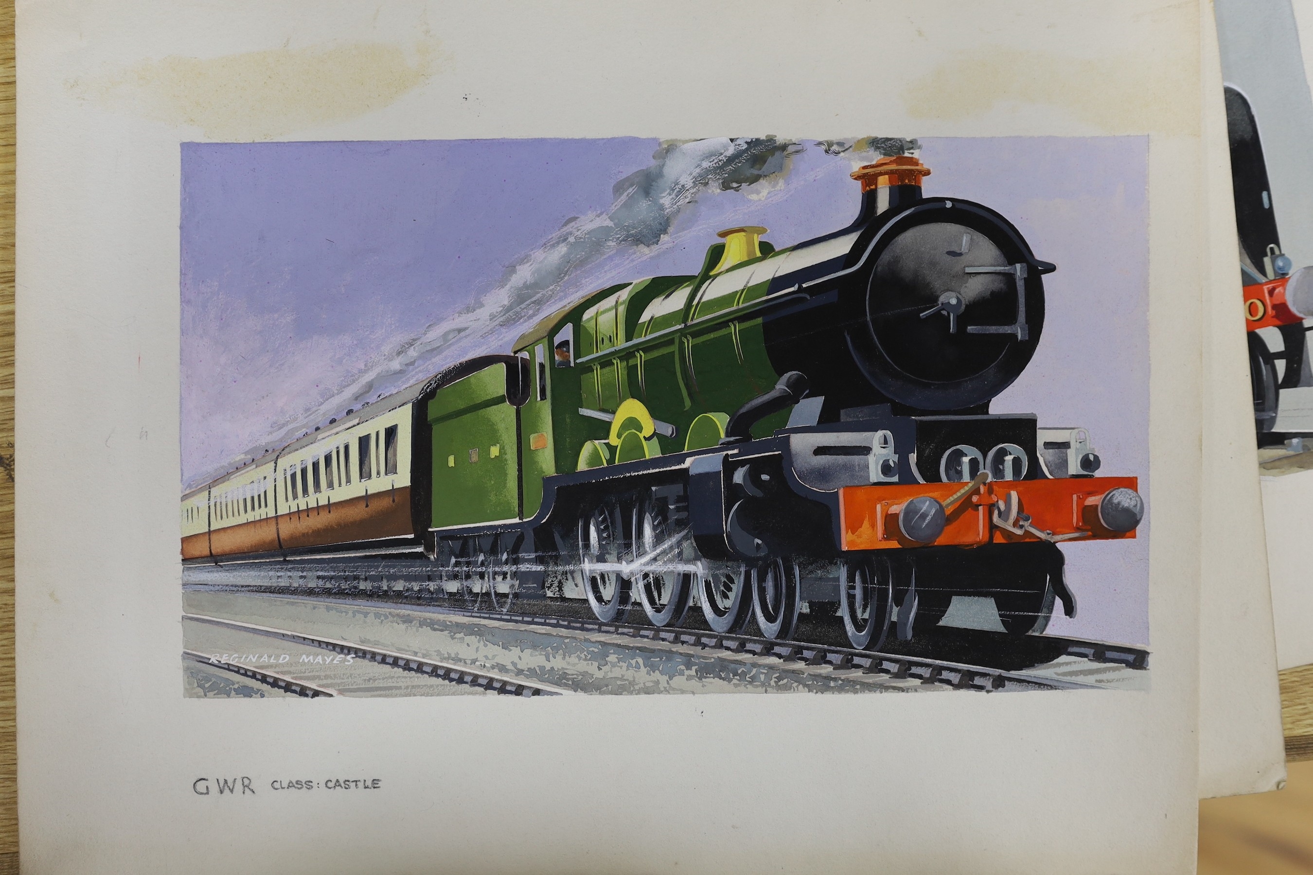 Reginald Mayes | Vintage steam locomotive | MutualArt