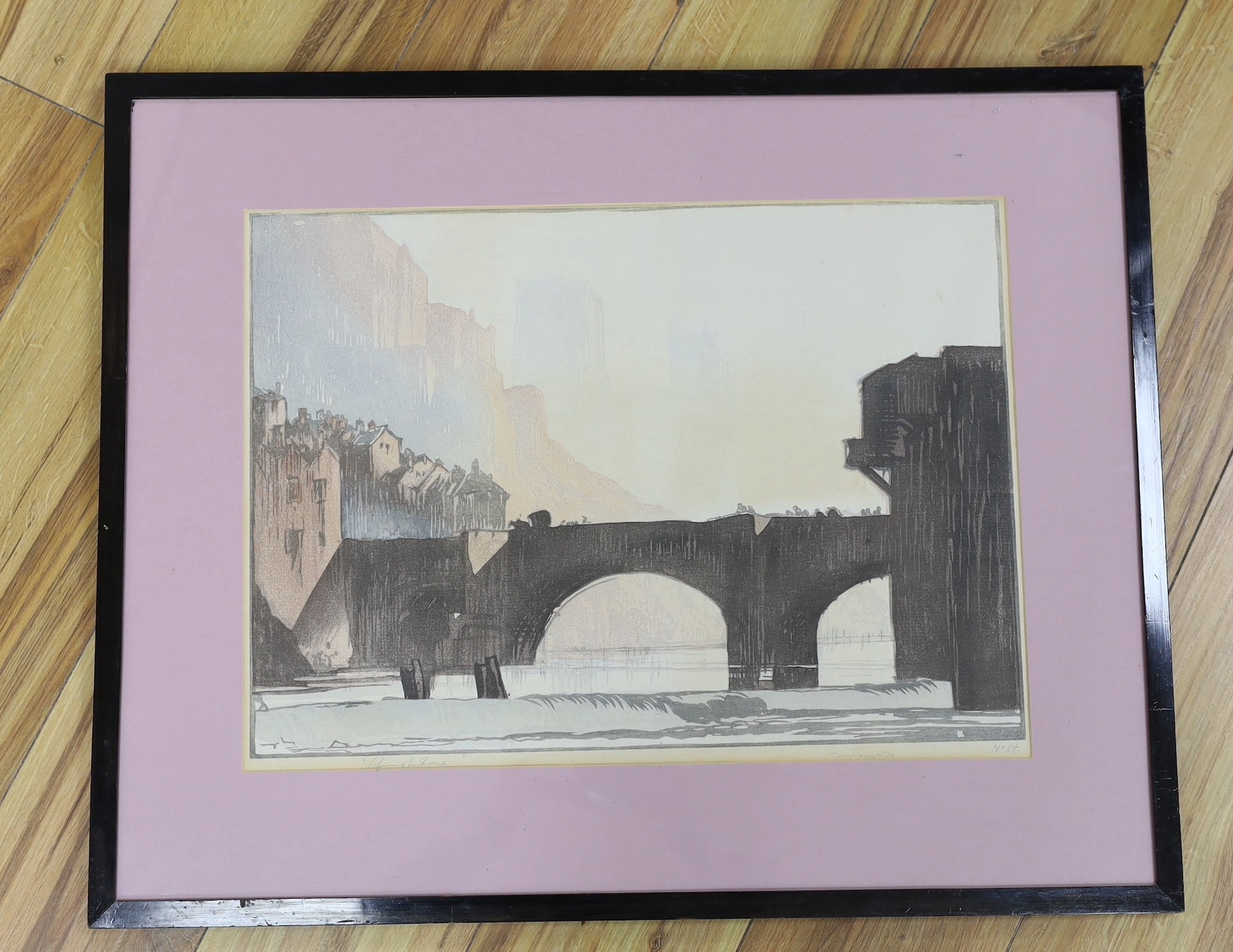 Yoshijiro Urushibara | Durham Cathedral and Bridge | MutualArt