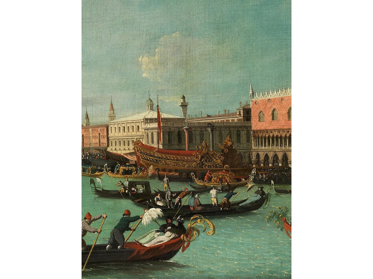 William James | DIE MOLE MIT DEM DOGENPALAST AM BECKEN VON SAN MARCO ...