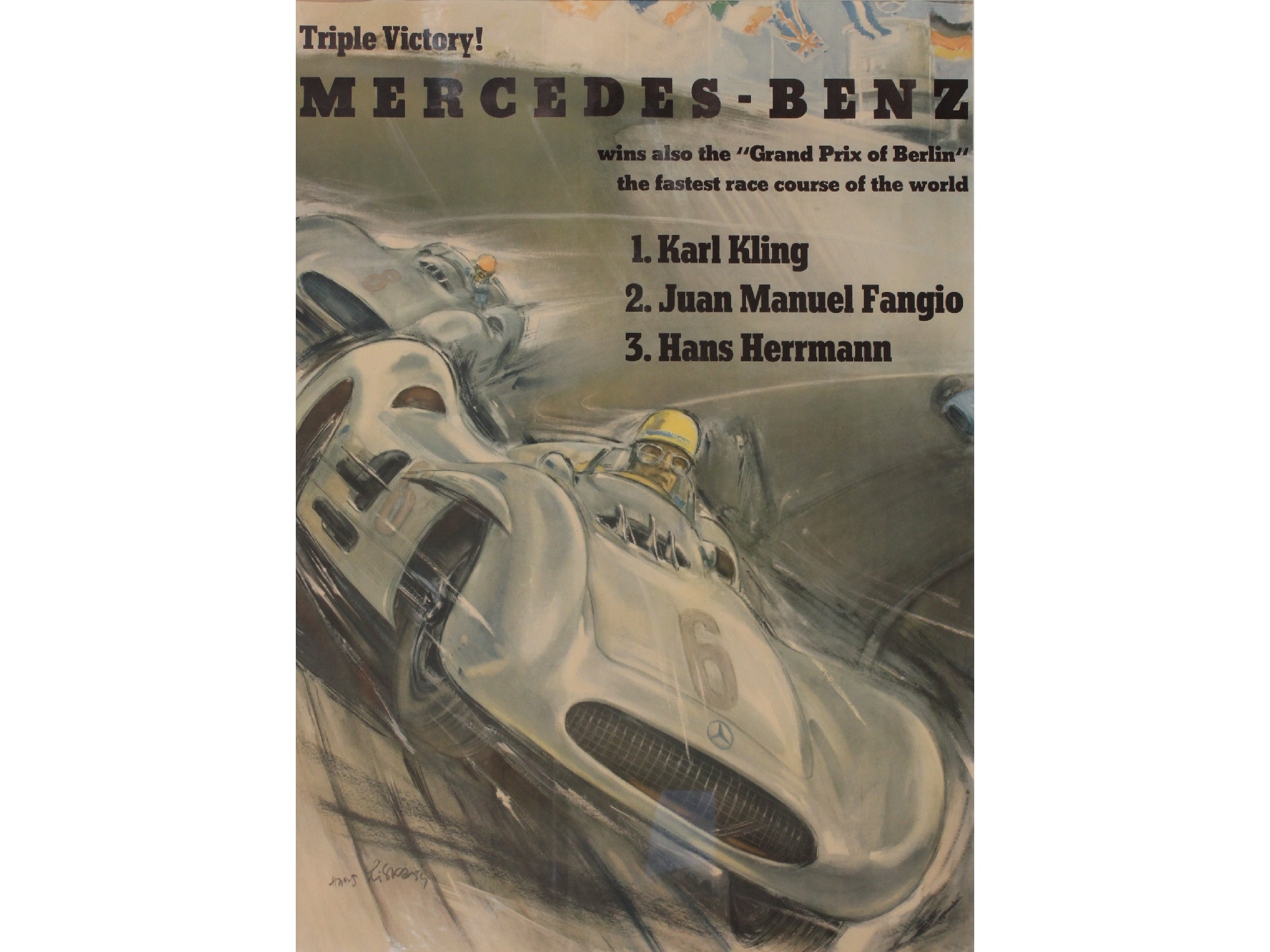 Hans Liska | Hans Liska (1907-1983) Mercedes-Benz Berlin Grand Prix ...