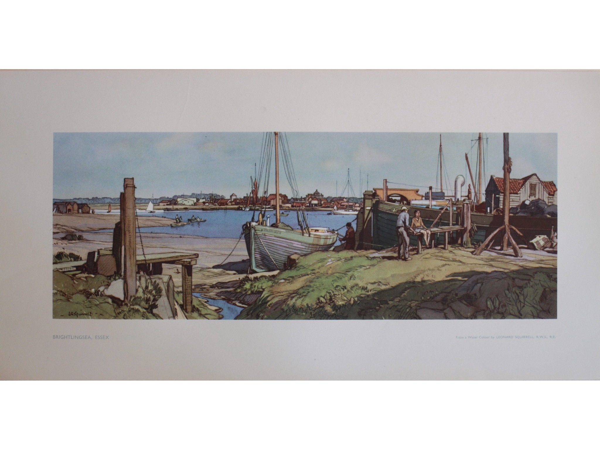 Leonard Russell Squirrell | Brightlingsea Essex, LNER Carriage print ...