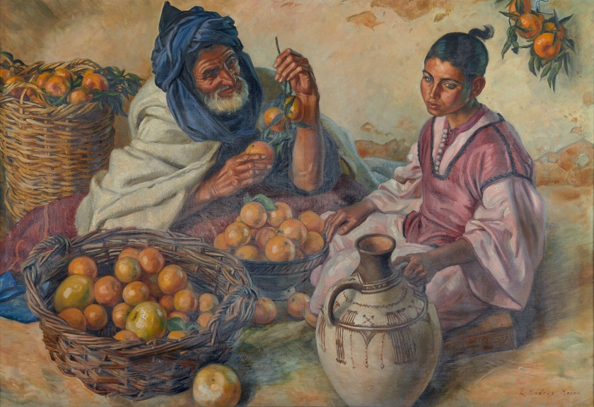 Louis John Endres | Le marchand d'oranges, Maroc | MutualArt