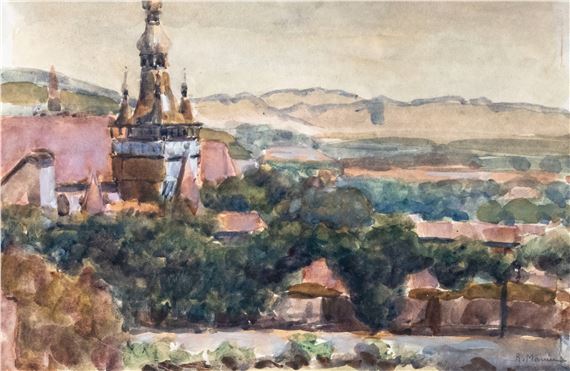 Rodica Maniu | Village in Transylvania | MutualArt