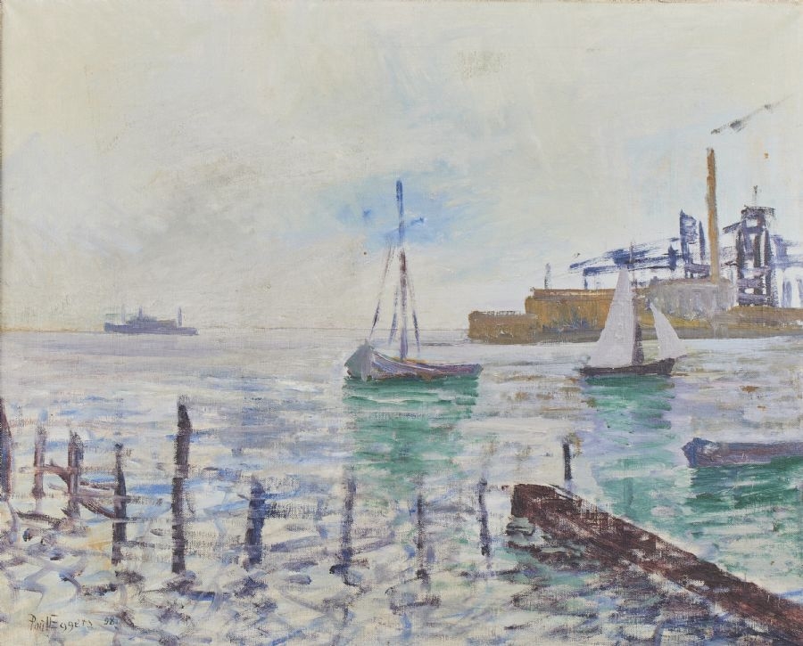 Paul Eggers | Hamnmotiv | MutualArt