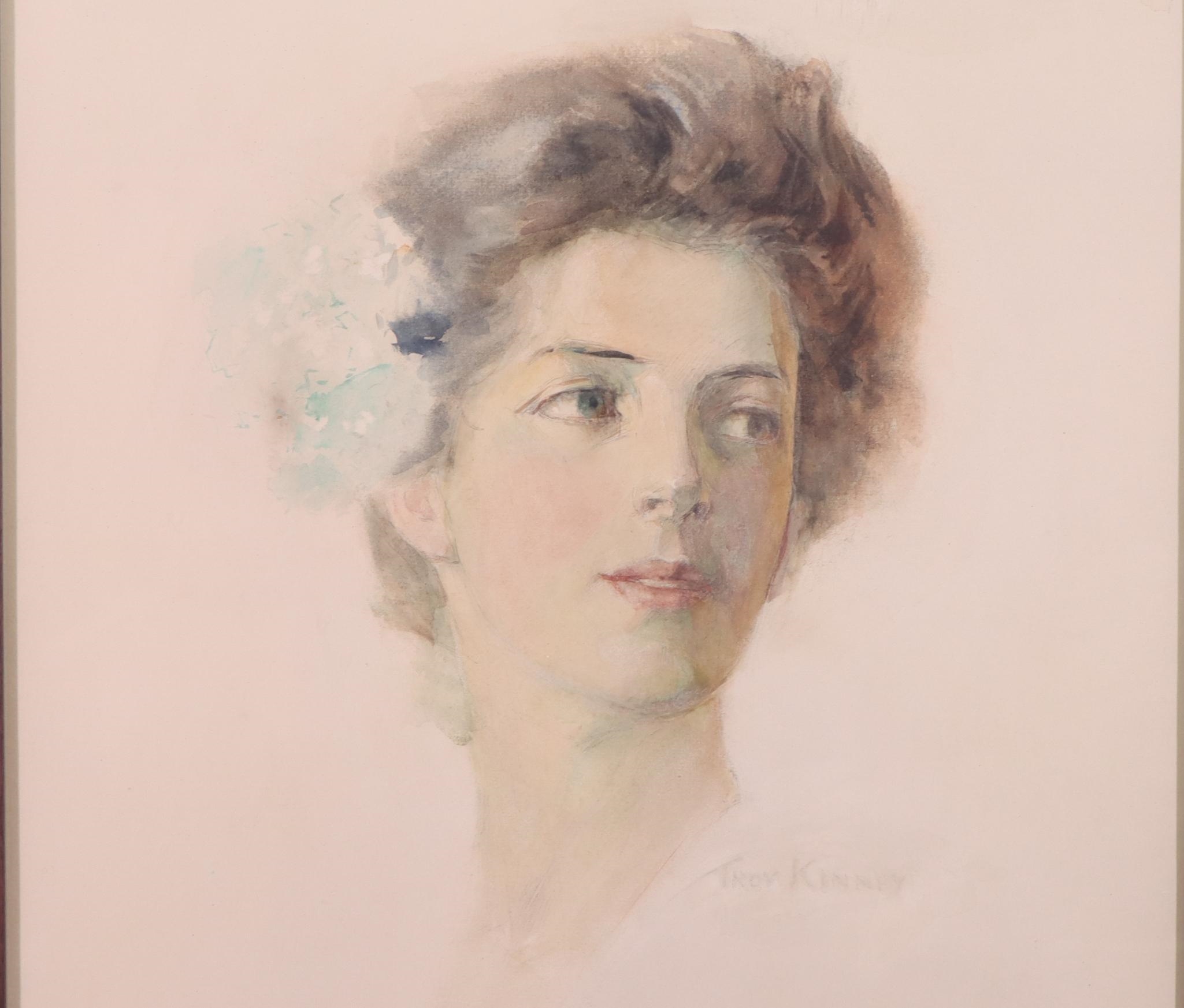 Troy Kinney | Bust portrait of a woman | MutualArt