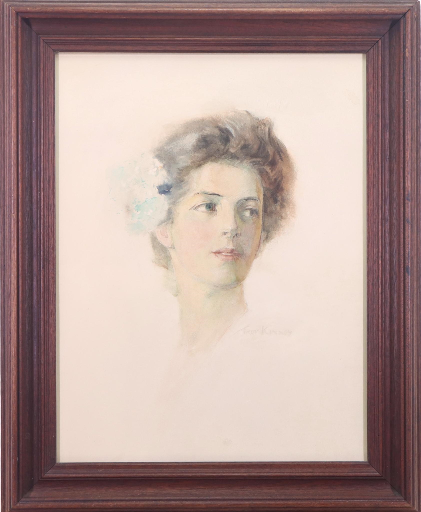 Troy Kinney | Bust portrait of a woman | MutualArt