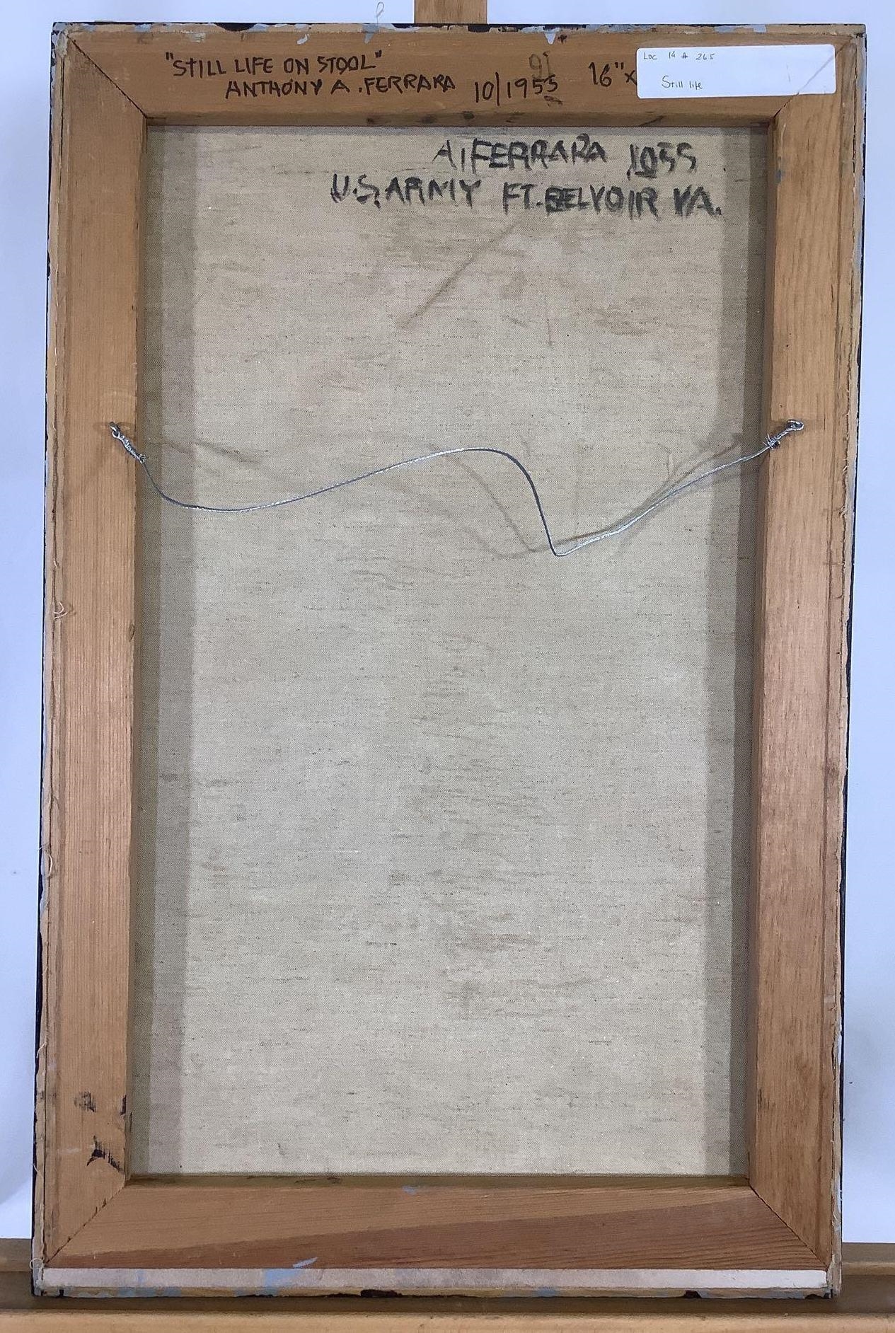 Anthony Ferrara | Still Life on Stool (1955) | MutualArt