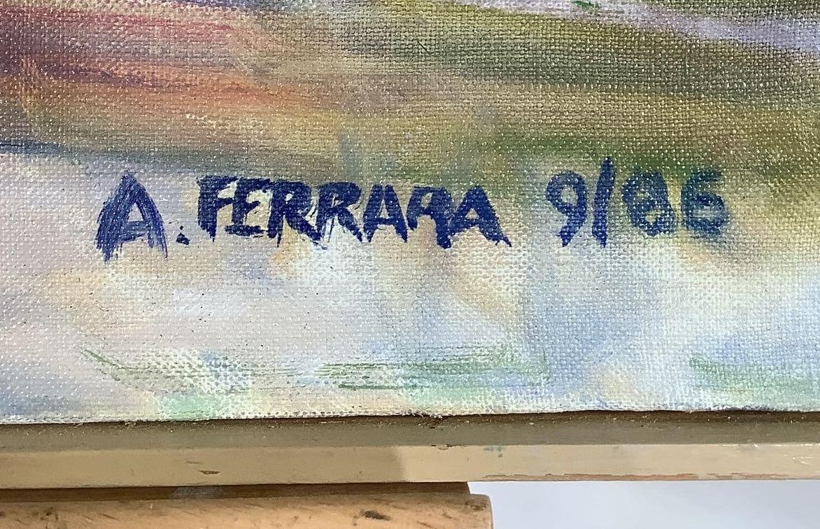 Anthony A. Ferrara | Red Trunks Behind Art Museum (88) | MutualArt