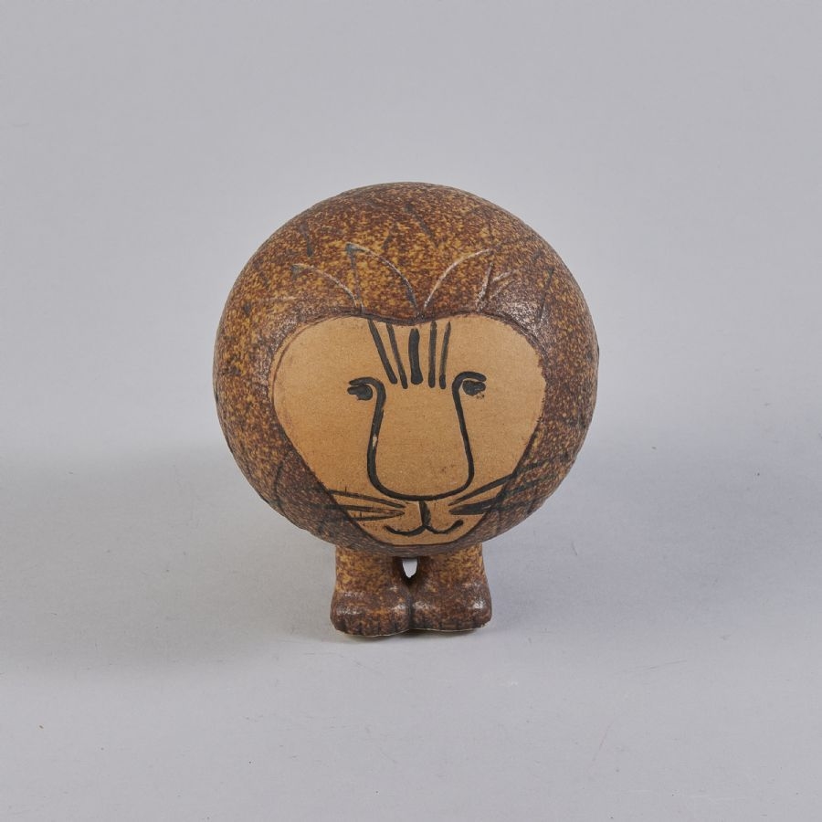 Lisa Larson | Skulptur, Lejon ur serien Afrika, Gustavsberg | MutualArt