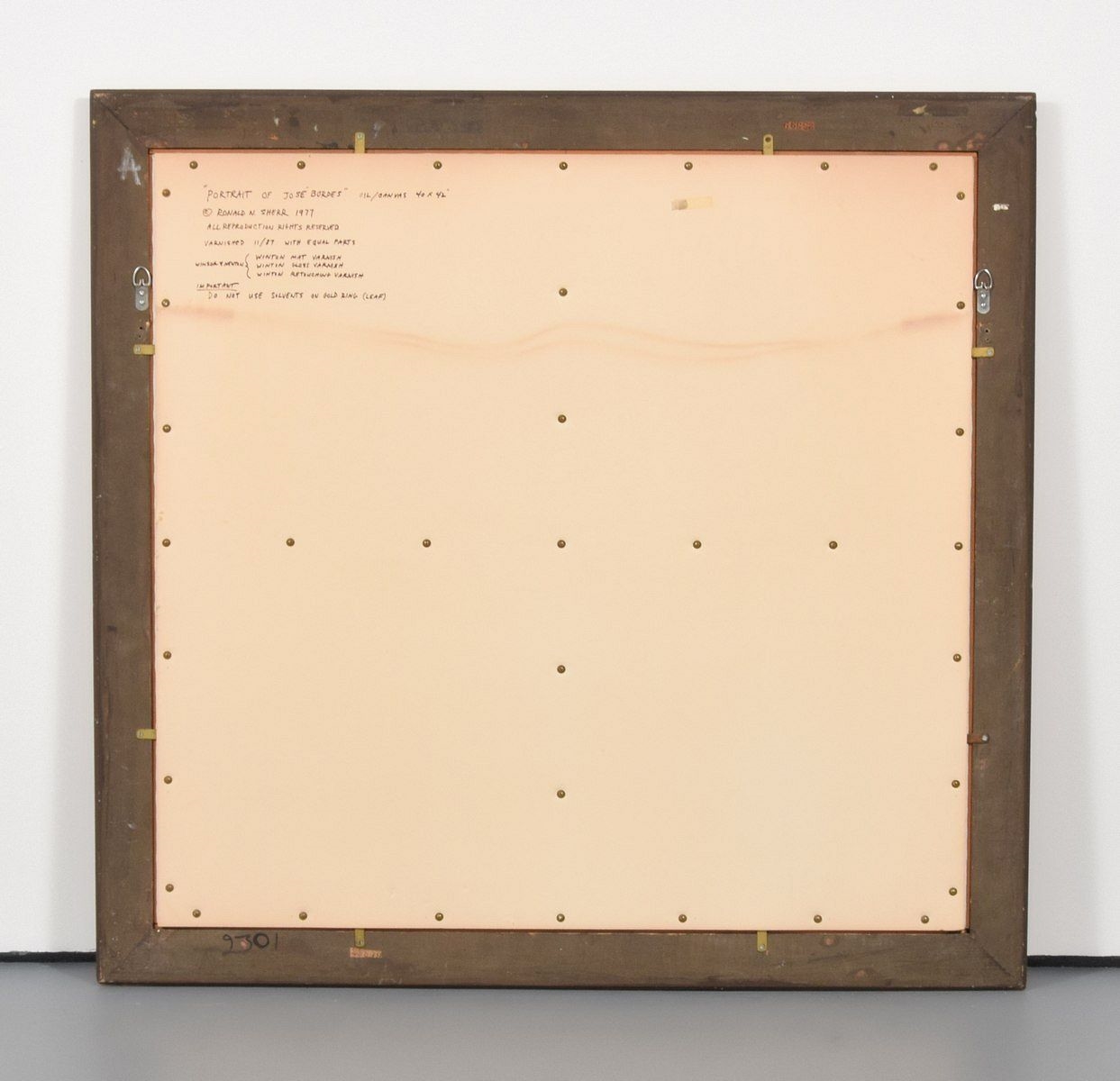 Ronald Sherr | Portrait of Jose Bordes. (1977) | MutualArt