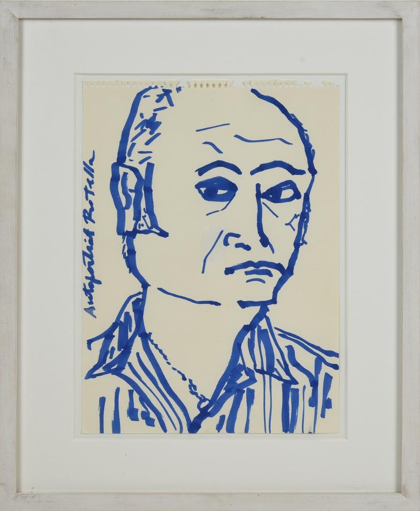 Mimmo Rotella | AUTOPORTRAIT ROTELLA (1986) | MutualArt