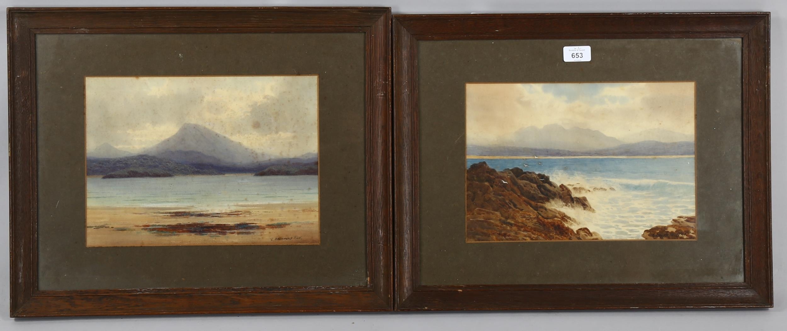 George Drummond Fish | Pair of Irish coastal views | MutualArt