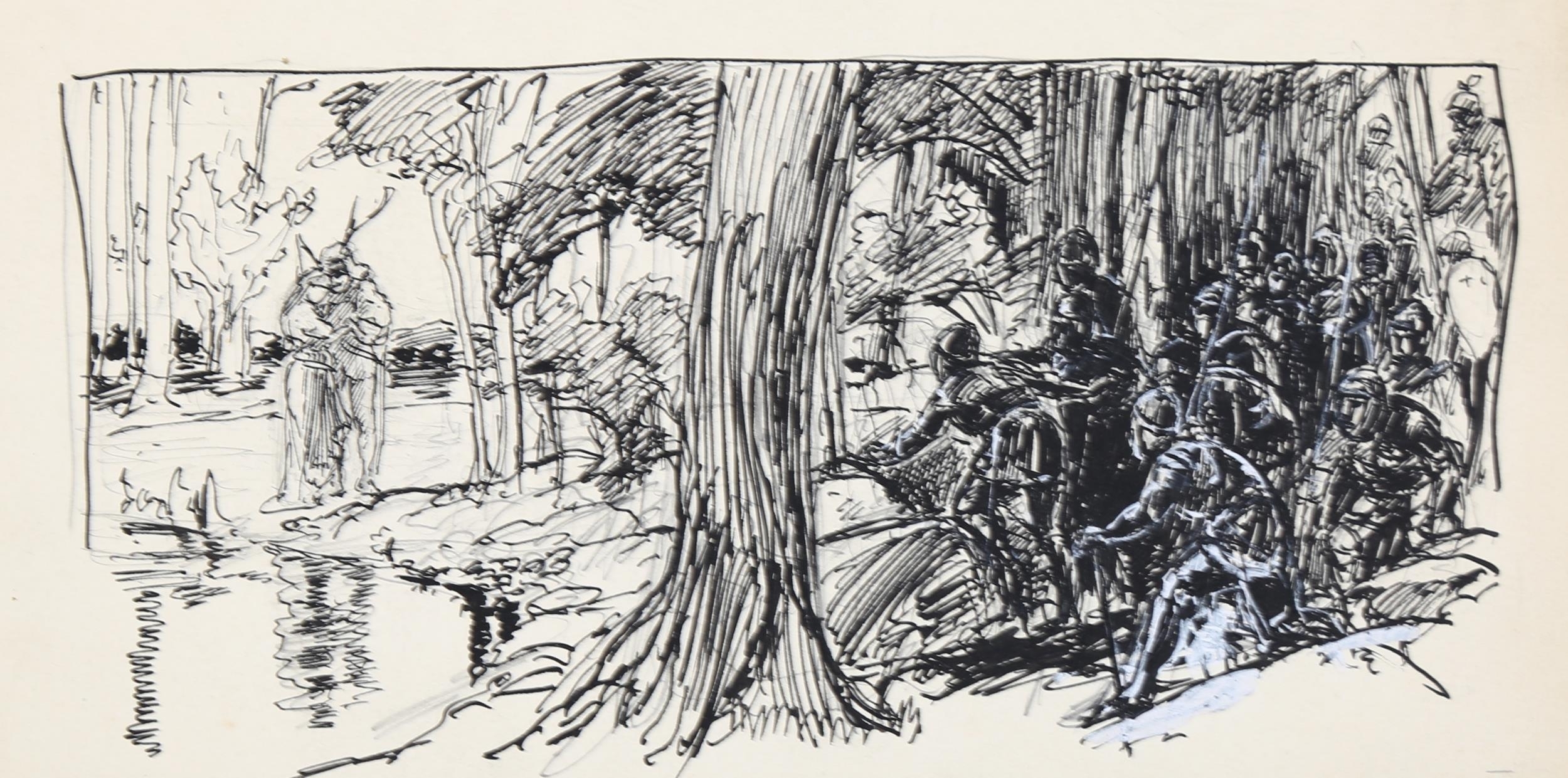 Louis Fairfax Muckley | Mixed group of original illustrations and ...