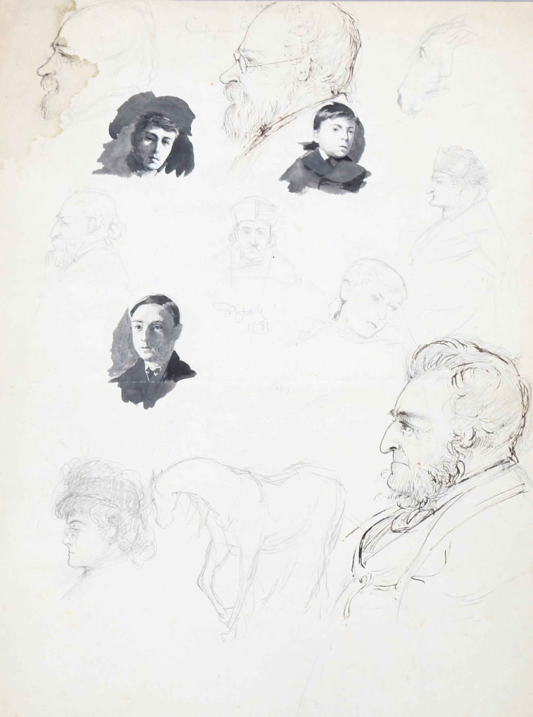 Louis Fairfax Muckley | A group of figure studies | MutualArt