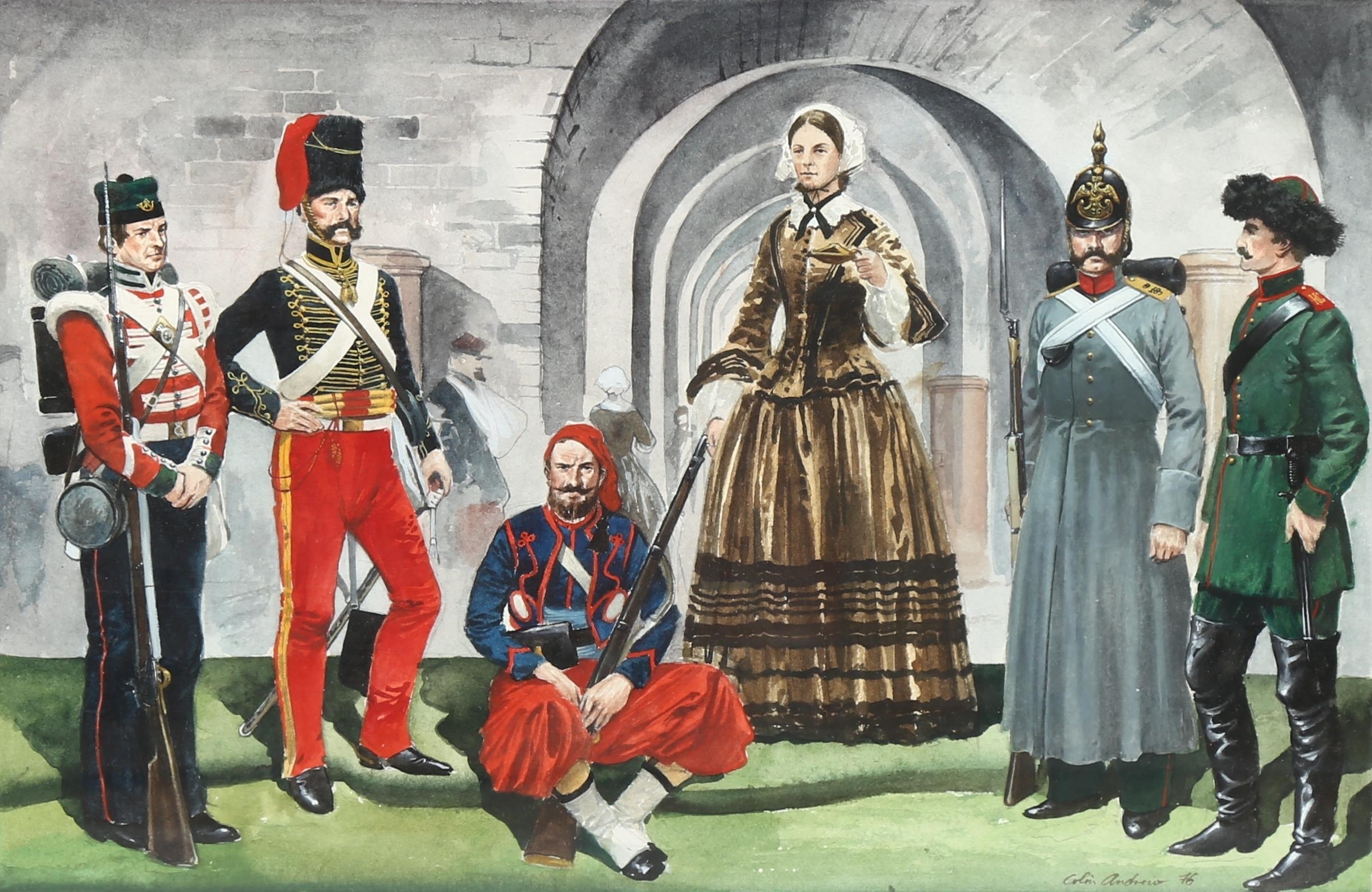 Colin Andrews | A group of historical figures from the Crimean War ...