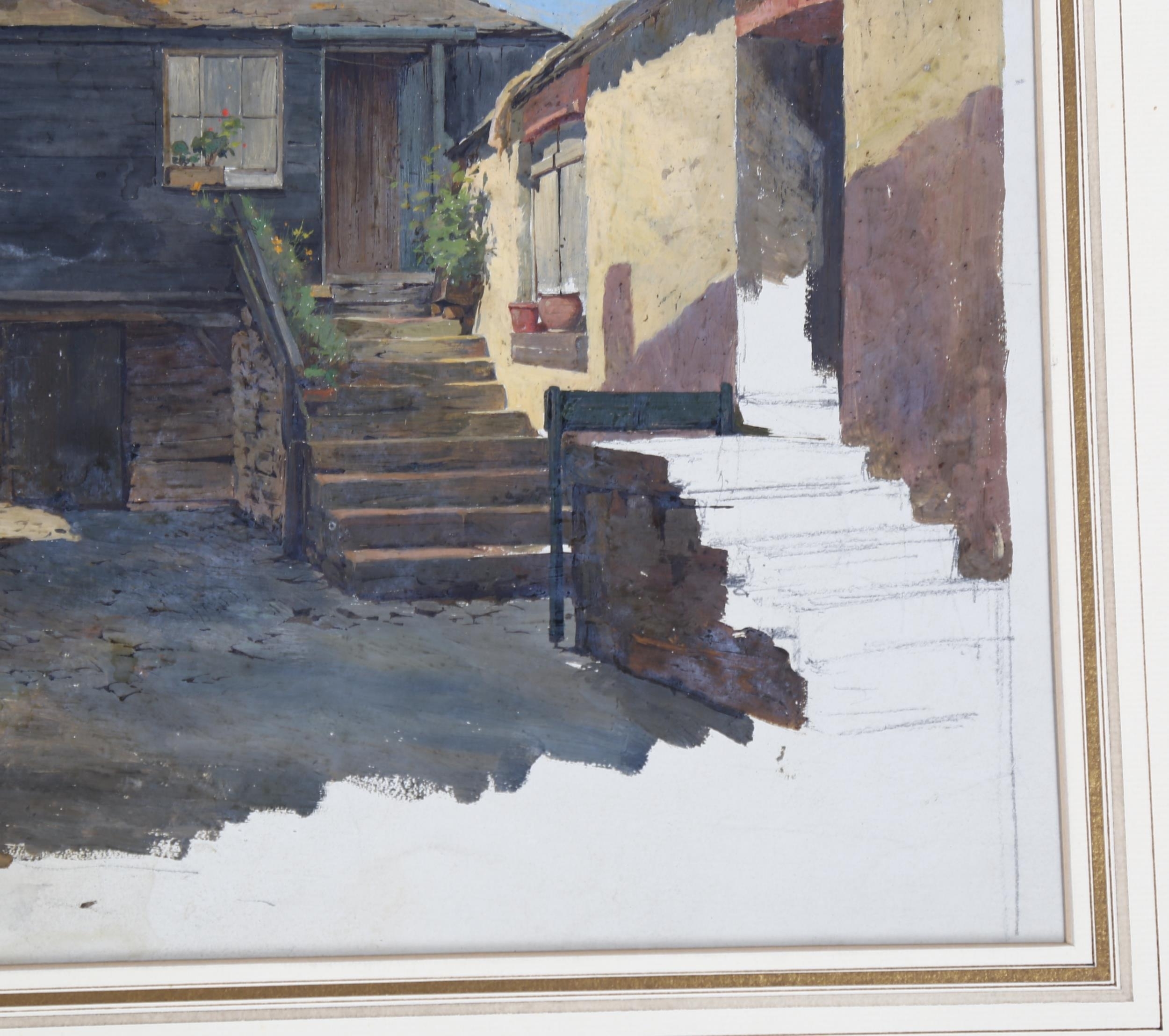 Louis Fairfax Muckley | Study of a courtyard (Circa 1900) | MutualArt